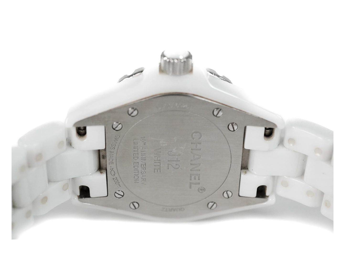 Chanel J12 White Phantom 10th Anniversary Ceramic Limited Edition H344 ...